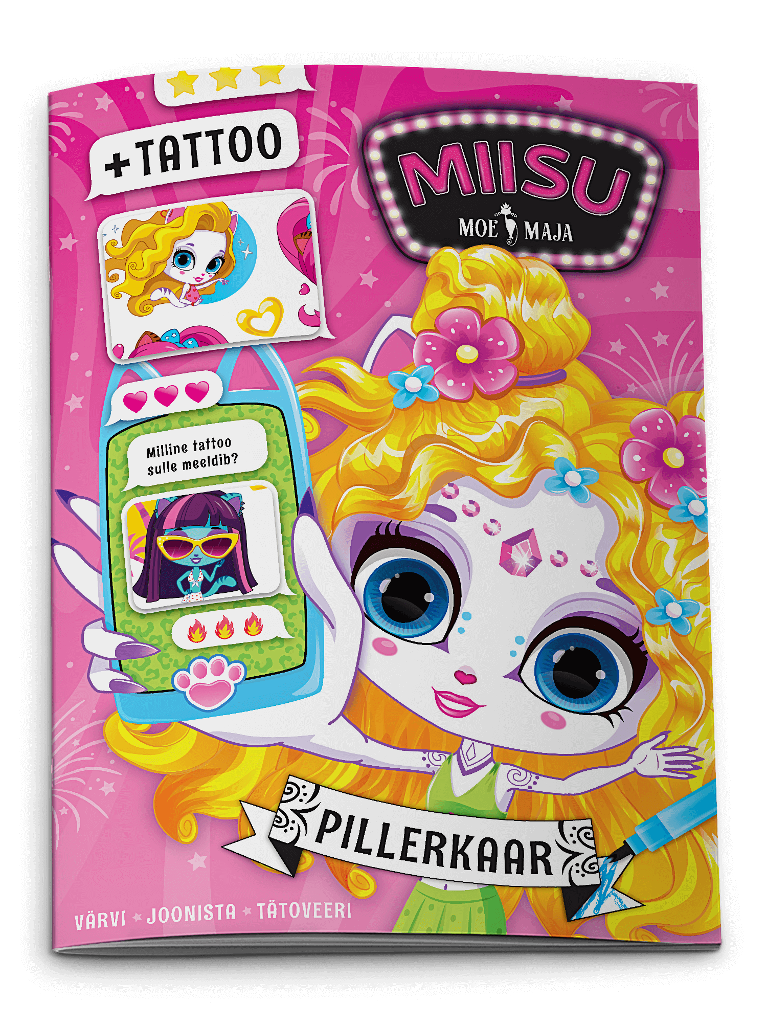 Miisu Moemaja tattoo. Pillerkaar | Julius Press kirjastus